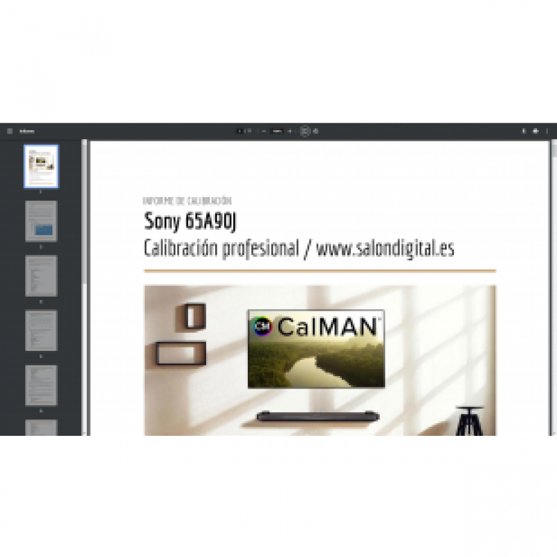 SalonDigital Calibración personalizada Calman Autocal (LG, Sony ...